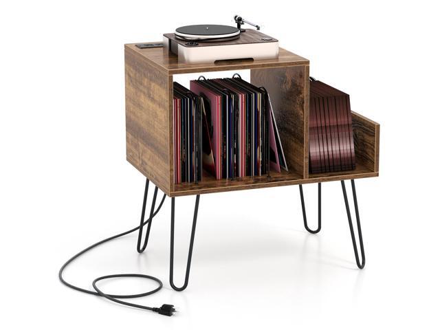 Click here for SlickBlue Mid-century Record Player Stand with Pow... prices