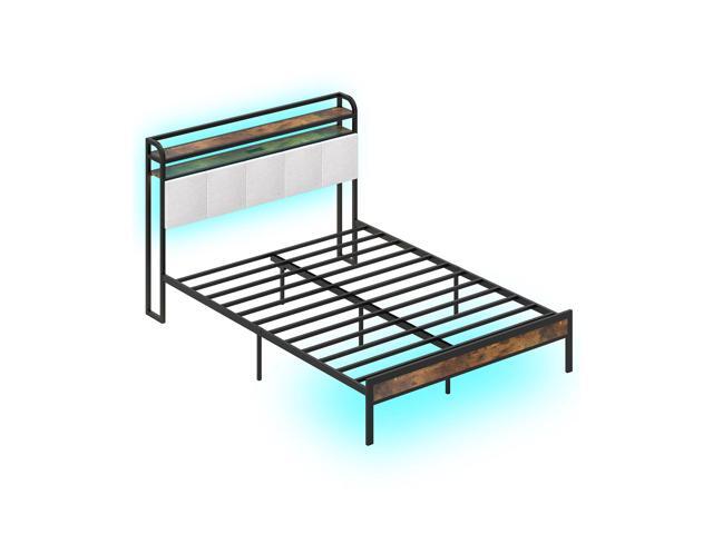 Click here for SlickBlue Bed Frame with LED Light and Charging St... prices