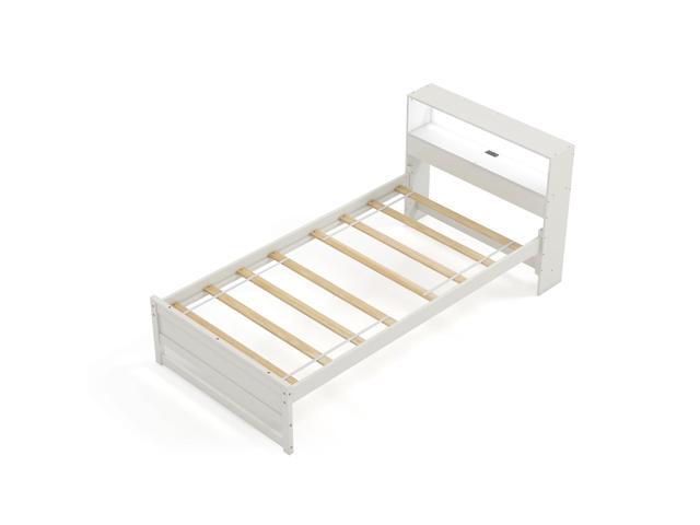 Click here for SlickBlue Bed Frame with Storage Headboard and Cha... prices