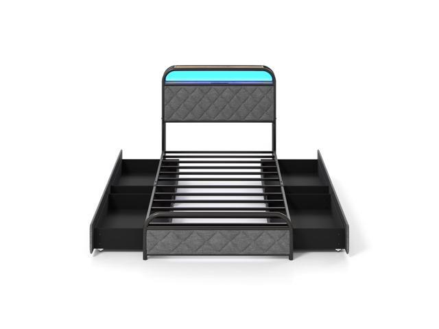 Click here for SlickBlue Frame with LED Lights and Charging Stati... prices