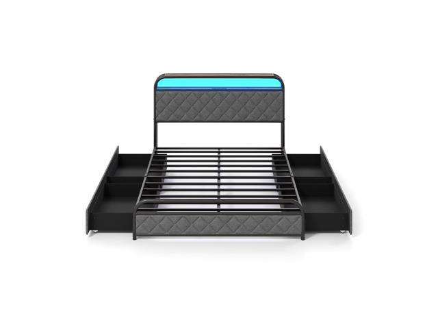 Click here for SlickBlue Frame with LED Lights and Charging Stati... prices