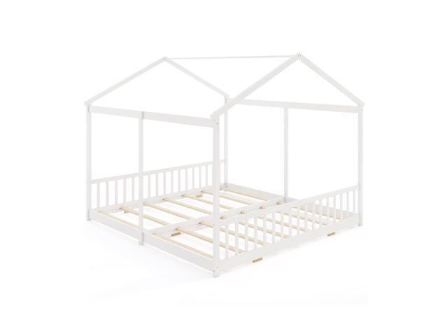 Click here for SlickBlue Double Floor Bed for Twins House Beds wi... prices