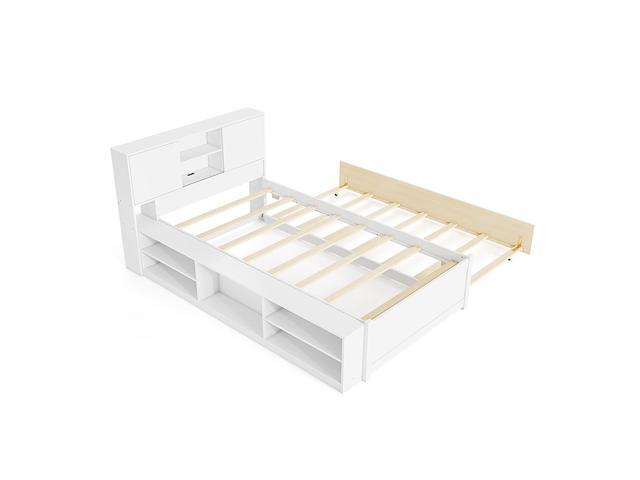 Click here for SlickBlue Bed Frame with Trundle and Power Outlets prices
