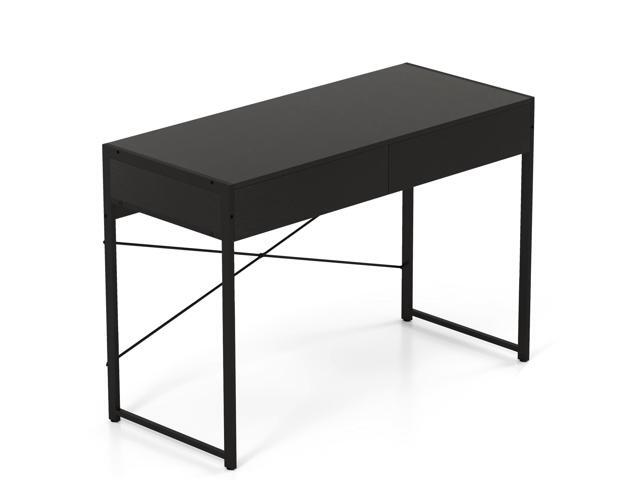 Click here for SlickBlue 2-Drawer Home Office Desk with Steel Fra... prices