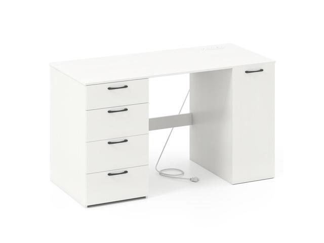 Click here for SlickBlue 53 Inches Computer Desk with Power Outle... prices