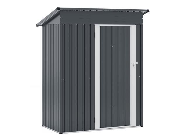 Click here for SlickBlue 5 x 3 Feet Outdoor Storage Shed with Slo... prices