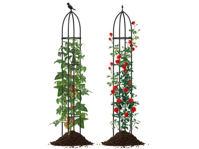 Click here for SlickBlue 2-Pack Garden Obelisk Trellis for Climbi... prices