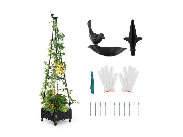 Click here for SlickBlue Garden Obelisk Trellis with Self-Drainag... prices