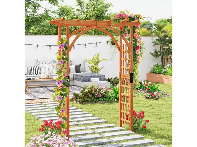 Click here for SlickBlue Garden Archway Arch Lattice Trellis Perg... prices