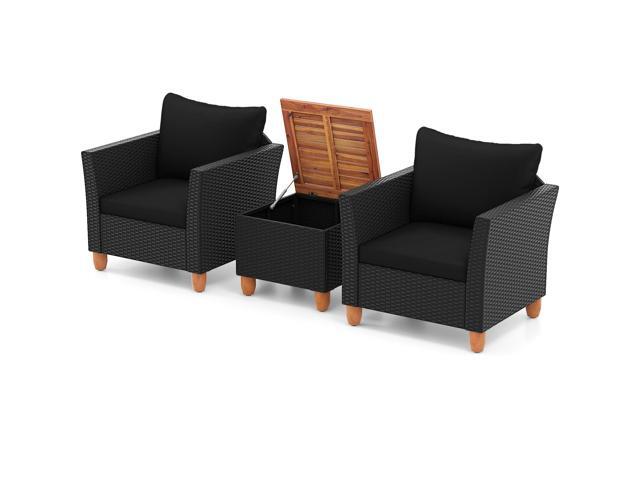 Click here for SlickBlue 3 Pieces Outdoor Patio Rattan Furniture... prices