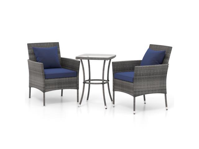 Click here for SlickBlue 3 Pieces Patio Furniture Set with Cushio... prices