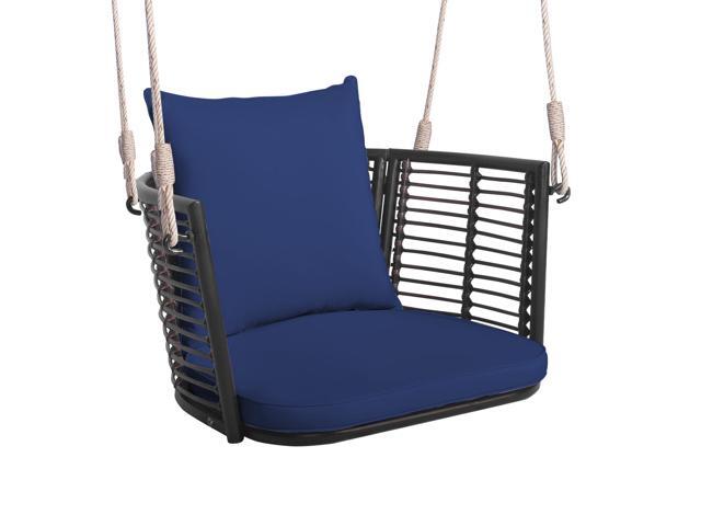 Click here for SlickBlue Single Person Hanging Seat with Woven Ra... prices