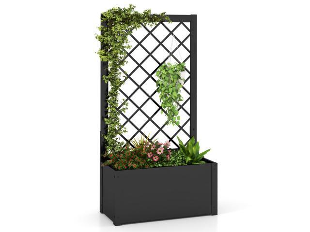 Click here for SlickBlue 44 Inch Metal Raised Garden Bed with Tre... prices