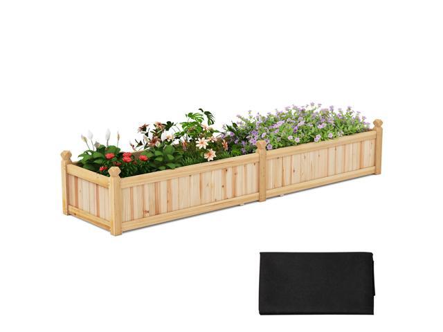 Click here for SlickBlue 91 x 24 x 16 Inch Divisible Planter Box... prices