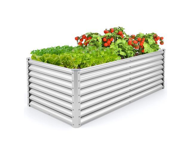 Click here for SlickBlue 6 x 3 x 2 Feet Metal Rectangular Raised... prices