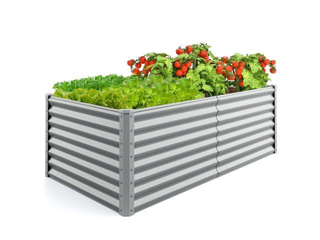 Click here for SlickBlue 6 x 3 x 2 Feet Metal Rectangular Raised... prices