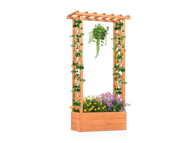 Click here for SlickBlue Raised Garden Bed with Side Trellis and... prices