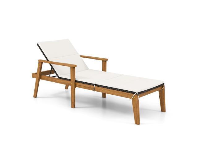 Click here for SlickBlue Outdoor Chaise Lounge Chair Rattan Patio... prices