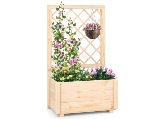 Click here for SlickBlue Raised Garden Bed Wooden Elevated Plante... prices