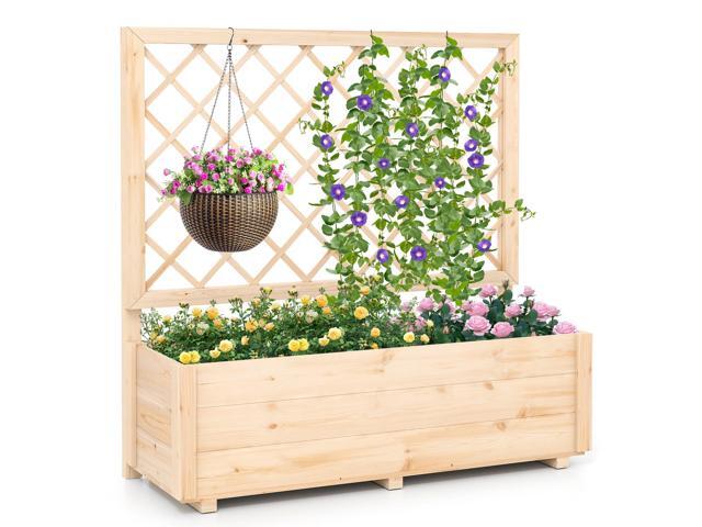 Click here for SlickBlue Raised Garden Bed Wooden Elevated Plante... prices