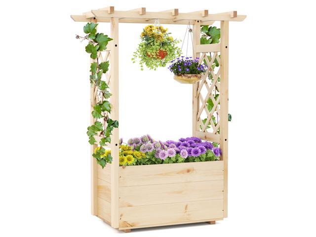 Click here for SlickBlue Raised Garden Bed Wooden Elevated Plante... prices