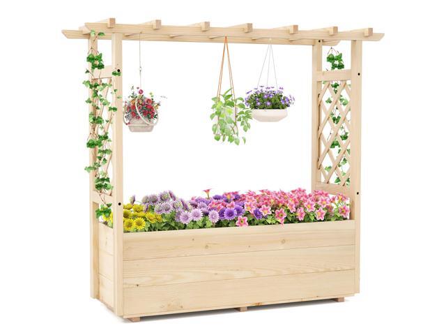 Click here for SlickBlue Raised Garden Bed Wooden Elevated Plante... prices