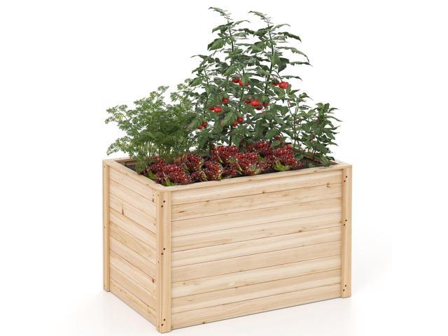 Click here for SlickBlue Wooden Raised Garden Bed Elevated Plante... prices