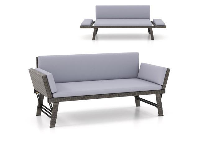Click here for SlickBlue Outdoor Convertible Sofa Daybed with Adj... prices