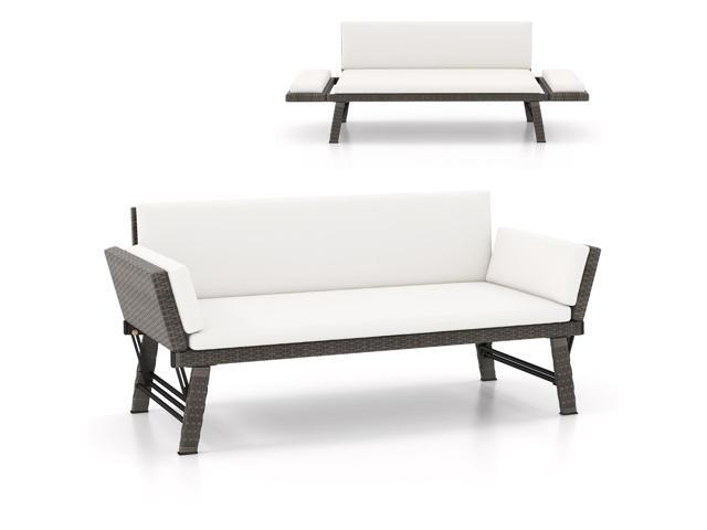 Click here for SlickBlue Outdoor Convertible Sofa Daybed with Adj... prices