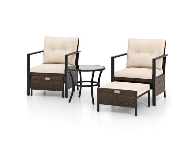 Click here for SlickBlue 4 Piece Outdoor Furniture Set with Glass... prices