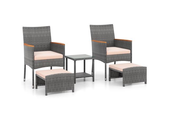 Click here for SlickBlue 5 Pieces Patio Conversation Set with Sof... prices