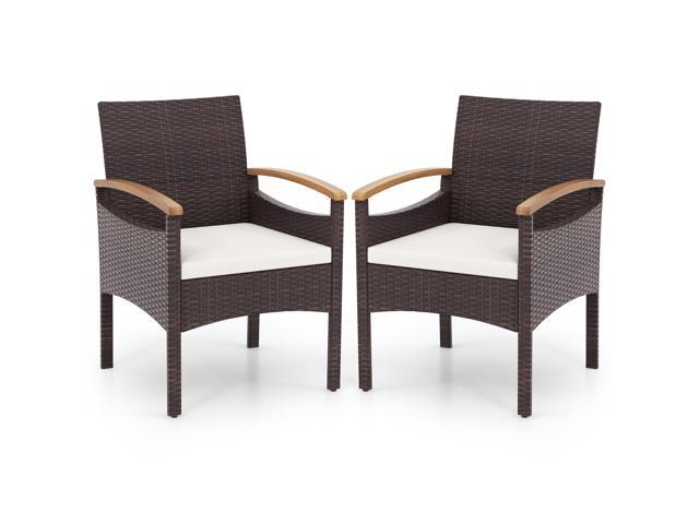 Click here for SlickBlue Patio Dining Chairs Set of 2/4 with Acac... prices