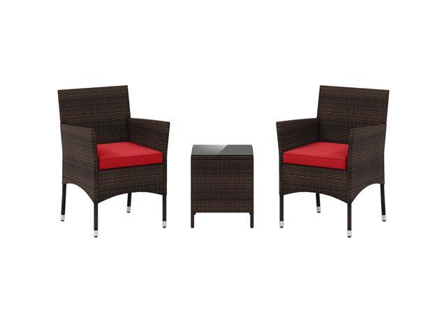 Click here for SlickBlue 3 Pieces Outdoor Conversation Set with C... prices