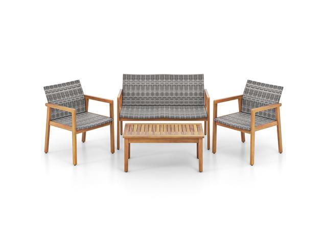 Click here for SlickBlue 4-Piece Patio Furniture Set with Lovesea... prices