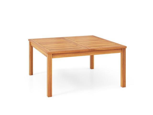 Click here for SlickBlue Patio Solid Acacia Wood Coffee Table Sid... prices