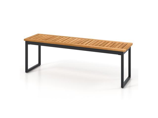 Click here for SlickBlue Patio Dining Bench Backless with Slatted... prices