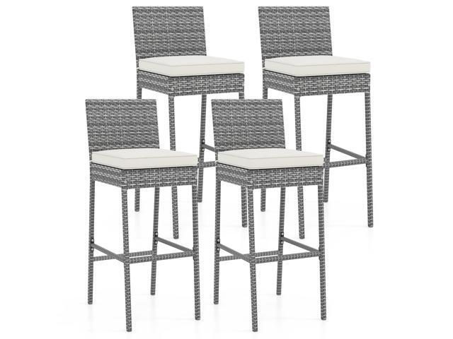 Click here for SlickBlue Patio Wicker Bar stools with Soft Seat C... prices