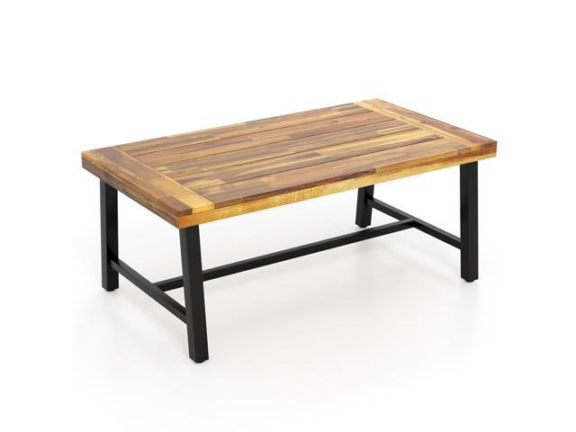 Click here for SlickBlue Acacia Wood Coffee Table with Thickened... prices