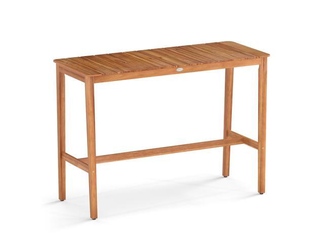 Click here for SlickBlue Acacia Wood Counter Height Table with Sl... prices