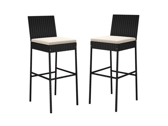 Click here for SlickBlue Patio Wicker Bar stools Set of 2 with Fo... prices