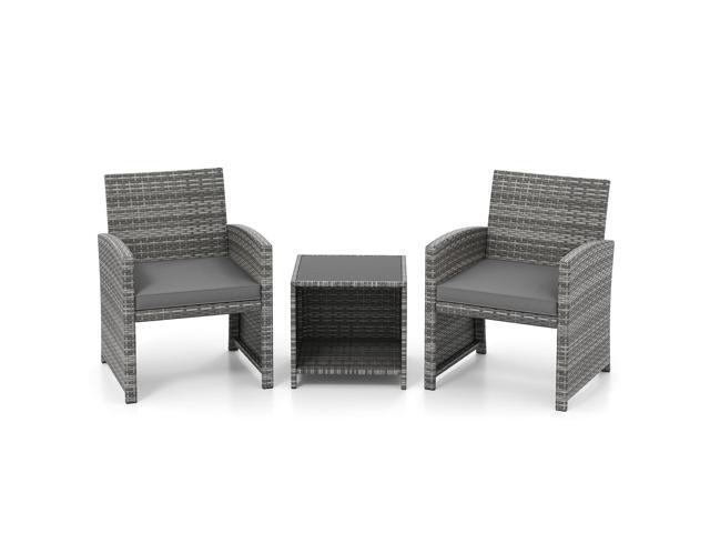 Click here for SlickBlue Patio Seating Set with 2 Cushioned Chair... prices