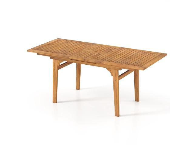 Click here for SlickBlue Patio Dining Table Expandable for 6-8 Pe... prices