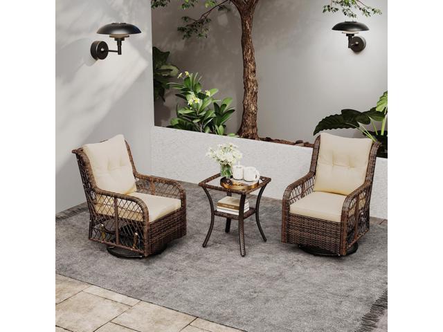 Click here for SlickBlue 3 Pieces Patio Furniture Set PE Wicker S... prices