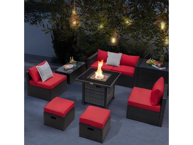 Click here for SlickBlue Outdoor 9 Pieces Patio Furniture Set wit... prices