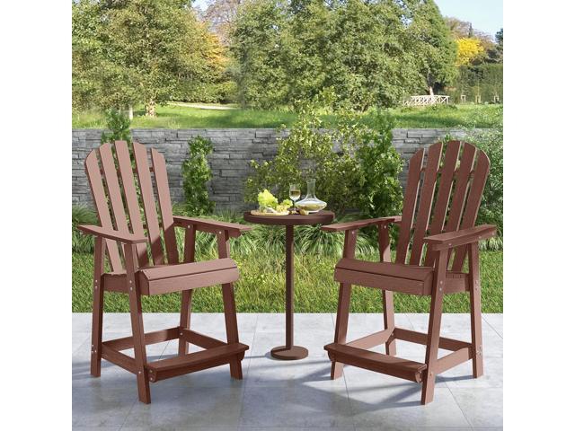 Click here for SlickBlue HDPE Patio Chair with Armrest and Footre... prices