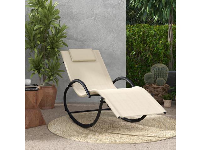 Click here for SlickBlue Outdoor Rocking Lounge Chair with Remova... prices