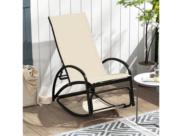 Click here for SlickBlue 2-in-1 Outdoor Rocking Chair with 4-Posi... prices
