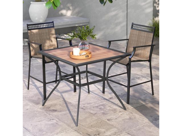 Click here for SlickBlue Patio Dining Table for 4 Square Bistro T... prices