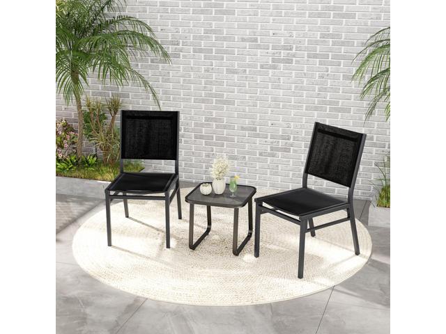 Click here for SlickBlue Outdoor Dining Chairs with Breathable Se... prices