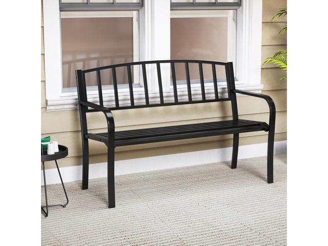 Click here for SlickBlue 50 Inches Outdoor Garden Bench with Slat... prices